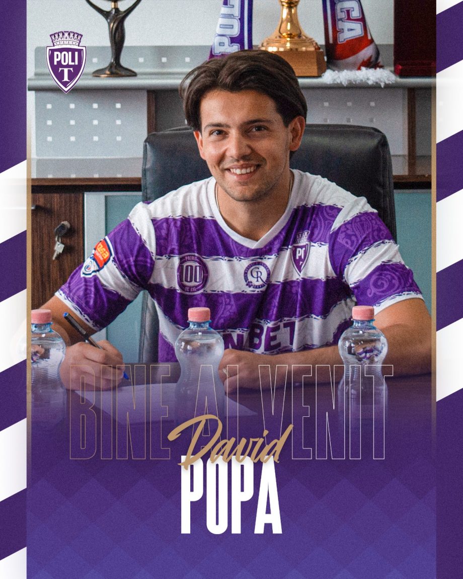 David Popa, atacantul cu juniorat la Birmingham - Politehnica Timișoara